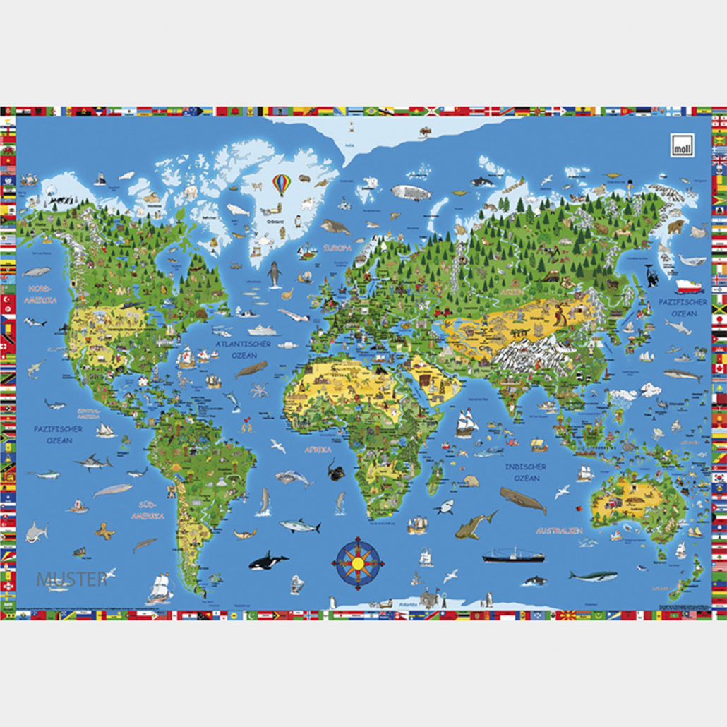 blotting pad world map order online - moll World Hongkong